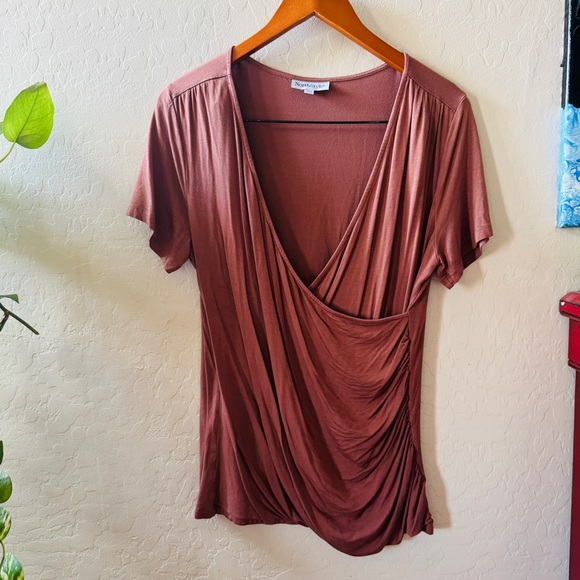 NorthStyle | Tops | Northstyle Sienna Faux Wrap Ruched Blouse With ...
